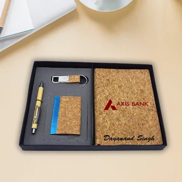 Shop Premium Personalised Cork-Made Office Gift Set - Presto