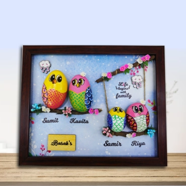 Purchase Handcrafted Custom Pebble Arts For Family - Presto