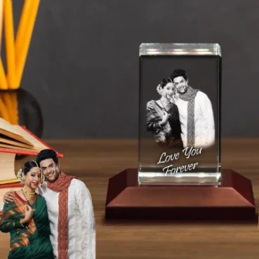 Customised 3D Photo Crystal | Best In India – Presto Gifts
