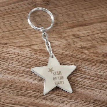 Customised Metal Engraved Key Ring Online Gift -Presto