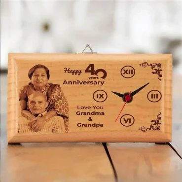 Buy personalised photo clock gifts online -Presto