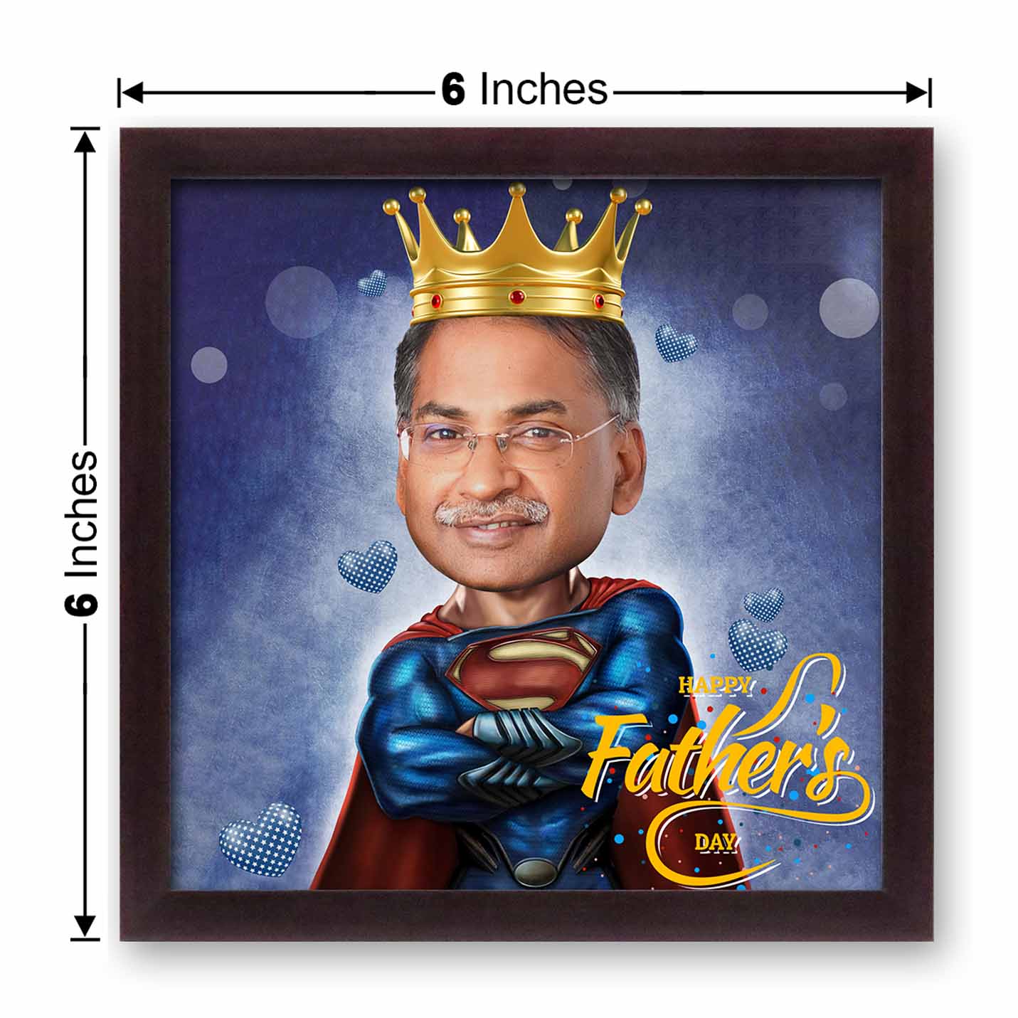 Customized Superman Caricature Frame Gifts Online -Presto