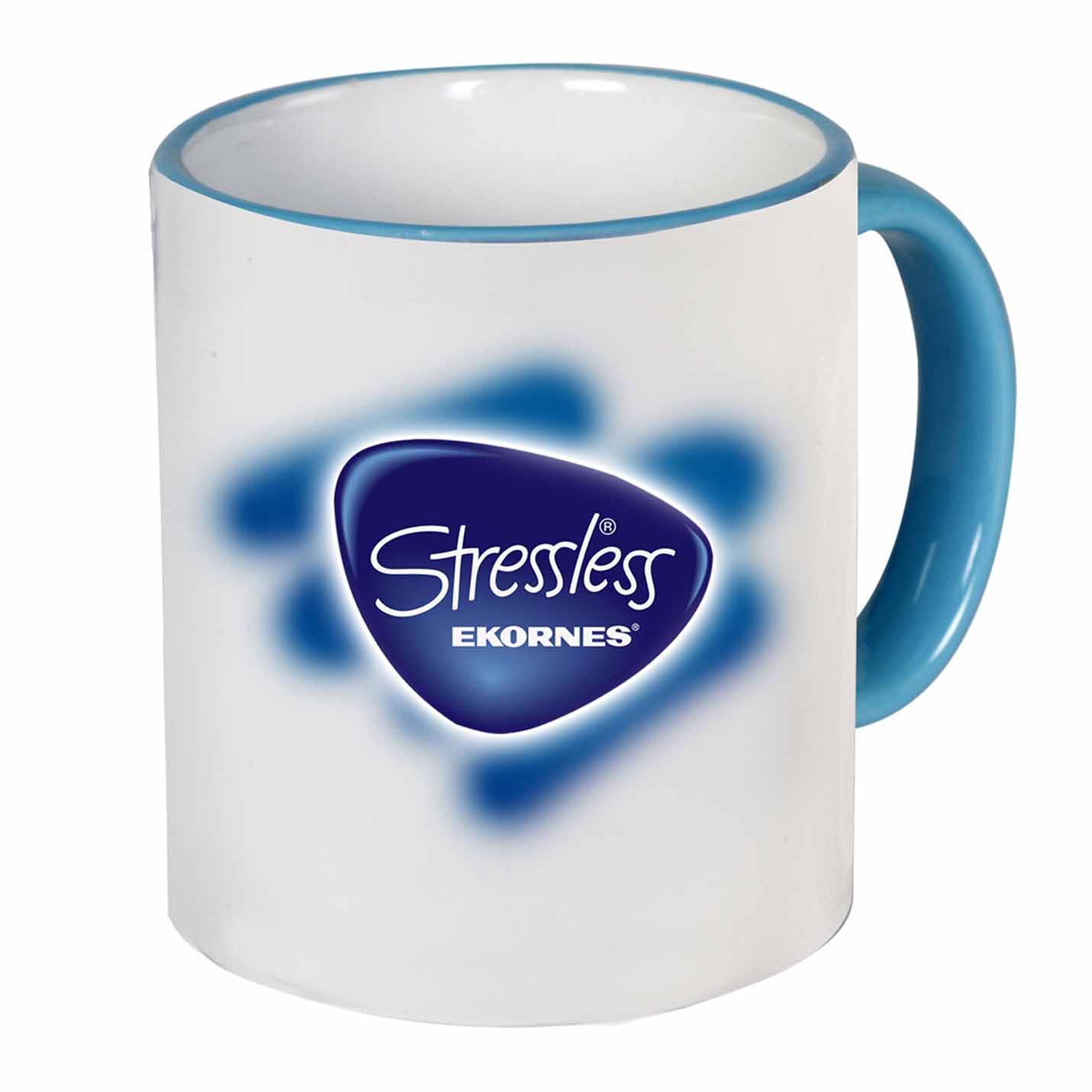 Customized Black Coffee Mug with Logo and Printed matter